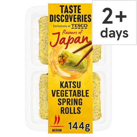 Tesco Taste Discoveries Flavours Of Japan Vegetable Spring Rolls 144g ...
