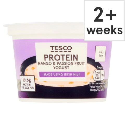 Tesco Protein Mango And Passion Fruit Yoghurt 200G - Tesco Groceries
