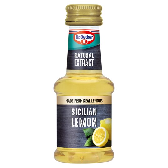 Dr.Oetker Sicilian Lemon Natural Extract 35Ml - Tesco Groceries