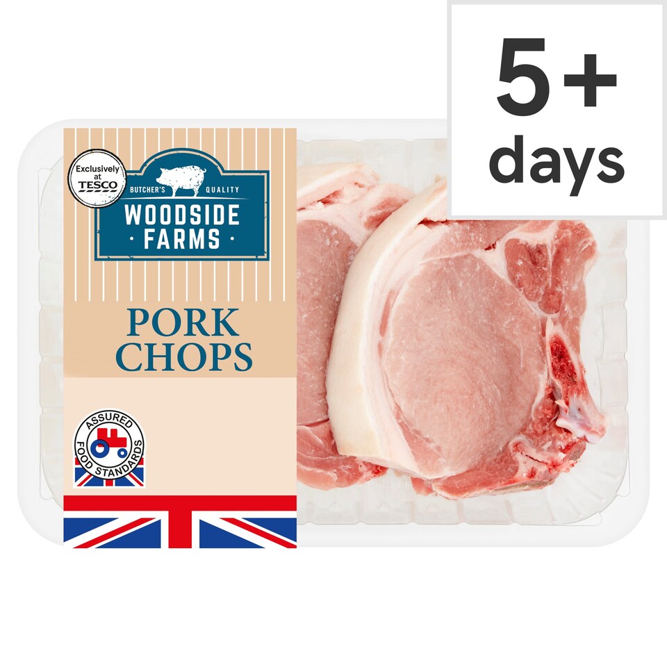 Woodside Farms Pork Chops 700G - Tesco Groceries