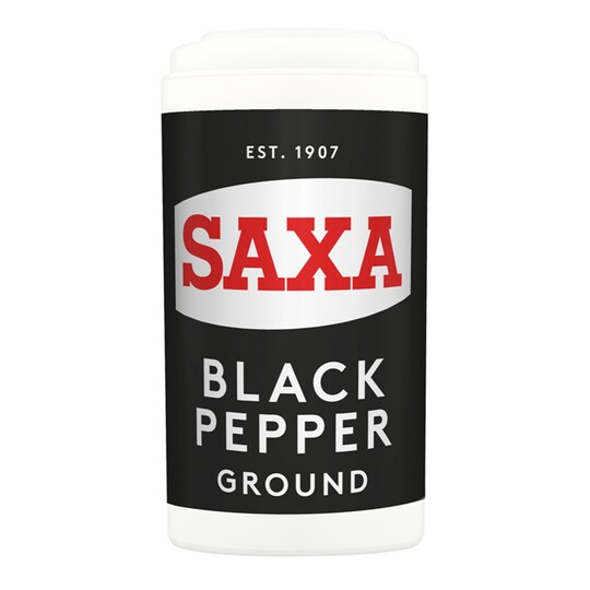 Saxa Black Pepper 25G - Tesco Groceries