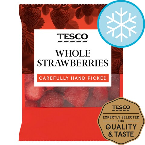 Tesco Frozen Whole Strawberries 350G - Tesco Groceries