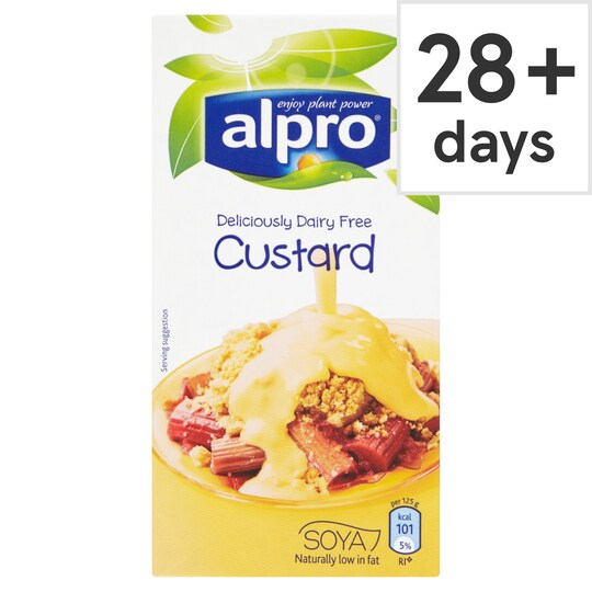 Alpro Vanilla Soya Custard 525G - Tesco Groceries