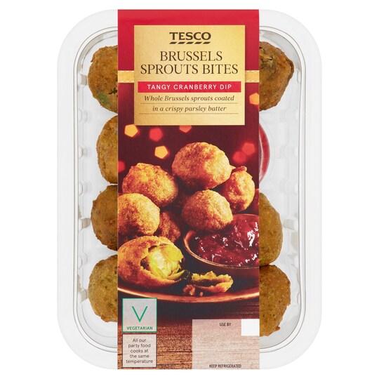 Tesco Brussels Sprouts Bites And Cranberry Dip 260G - Tesco Groceries