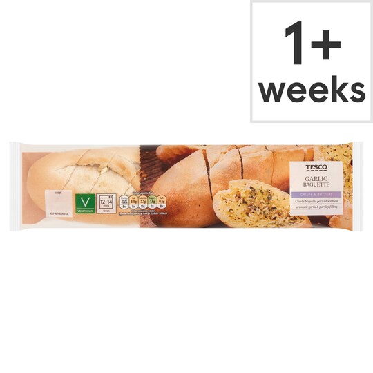 Tesco Garlic Baguette 205G - Tesco Groceries