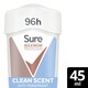 Sure Women Clean Scent 96h Maximum Protection Antiperspirant Deodorant ...