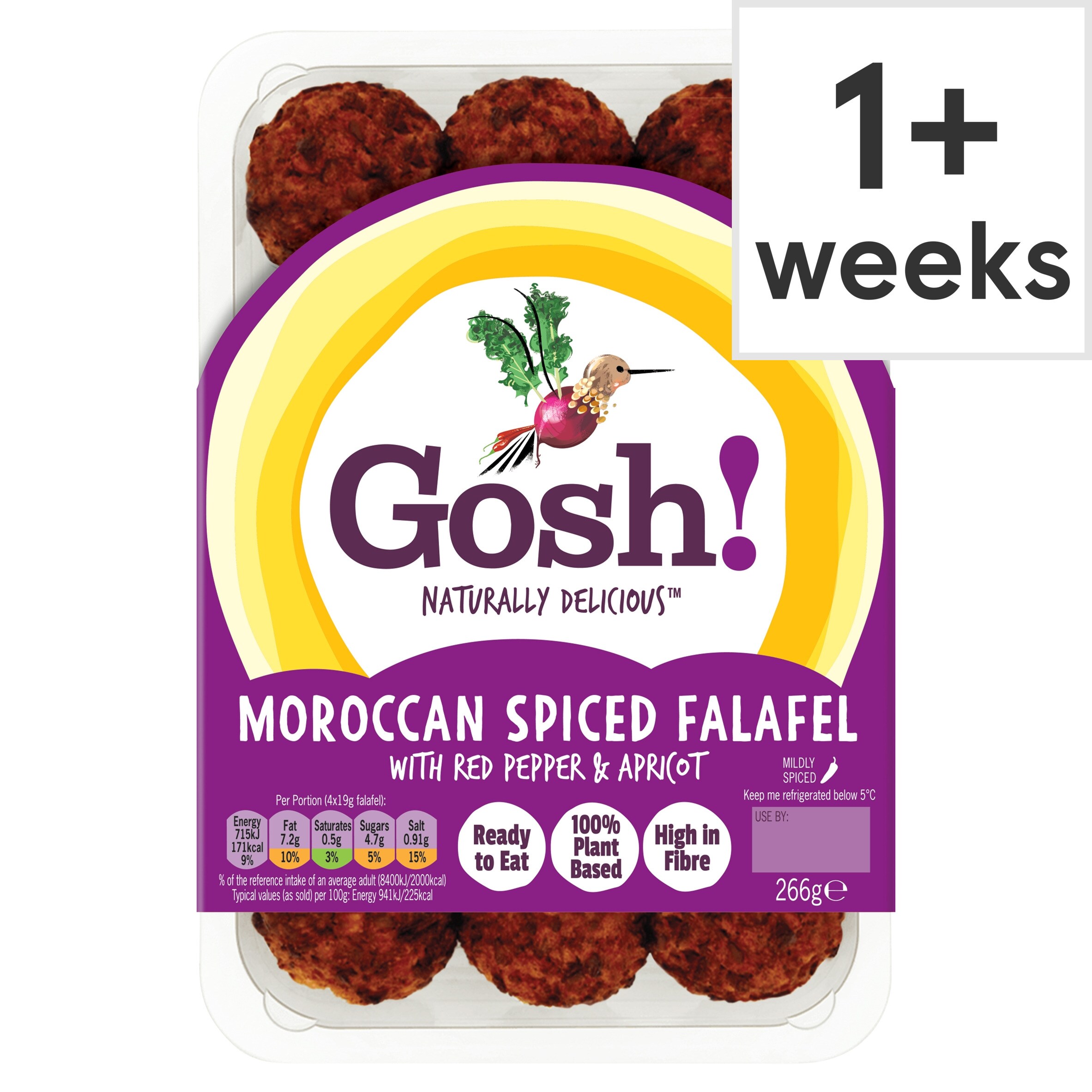 Gosh! Aromatic Moroccan Falafel 266G - Tesco Groceries