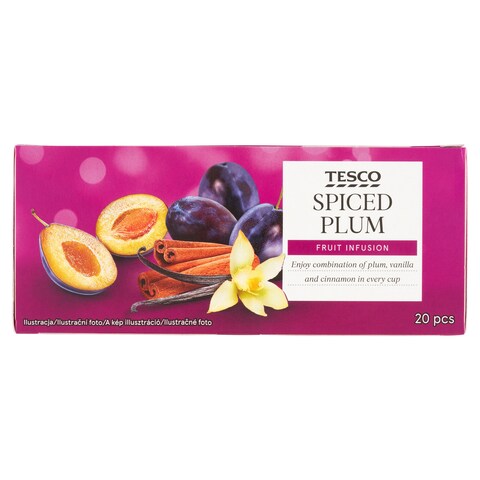 Tesco Spiced Plum Tea 20 x 2 g (40 g) - Tesco Groceries