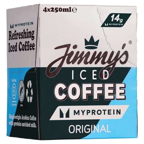 Jimmy's Iced Coffee MYPROTEIN 4 x 250ml - Tesco Groceries