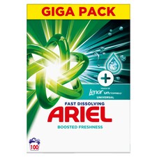 Ariel Washing Powder 5.5KG, 100 Washes, +Touch Of Lenor Unstoppables ...