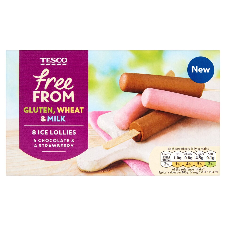 Tesco Free From Chock Stick 270ml (8x35ml) - Tesco Groceries