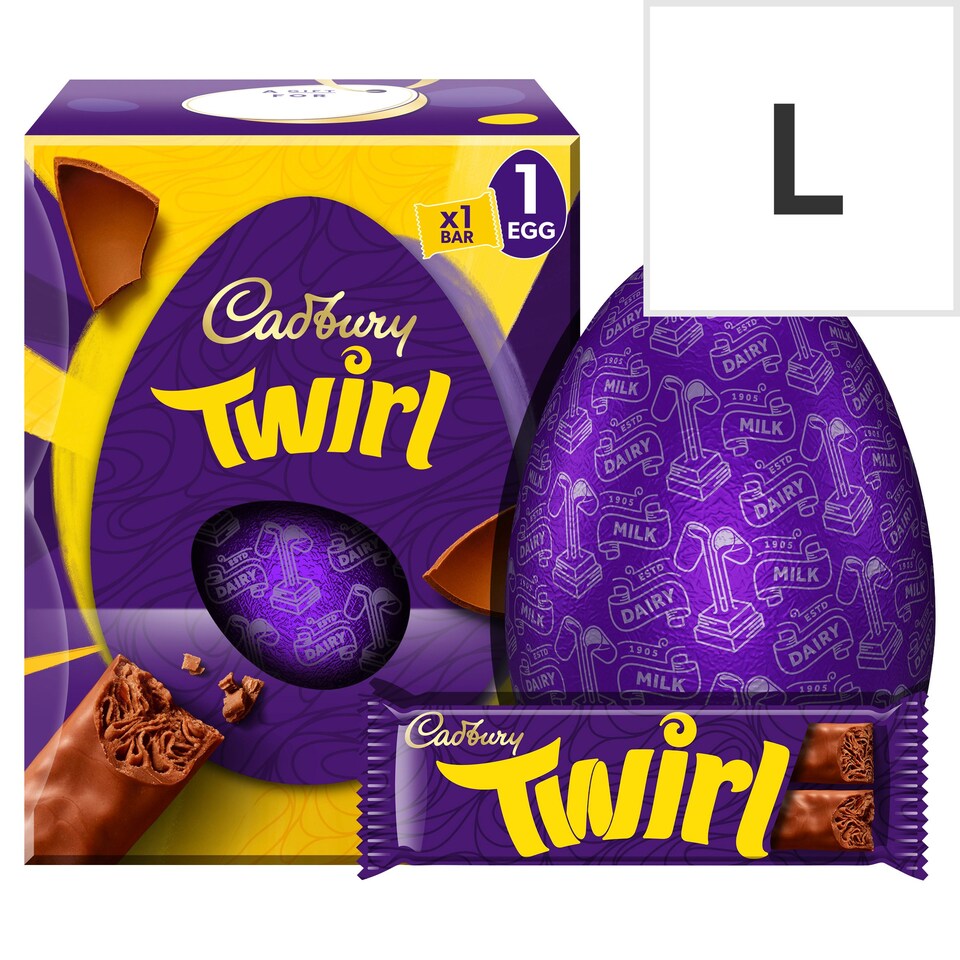 Cadbury Twirl Easter Egg 198G - Tesco Groceries