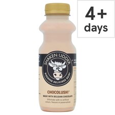 Shaken Udder Chocolush Milkshake 330Ml - Tesco Groceries
