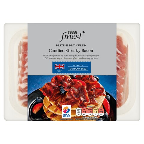 Tesco Finest Candied Bacon 200g - Tesco Groceries