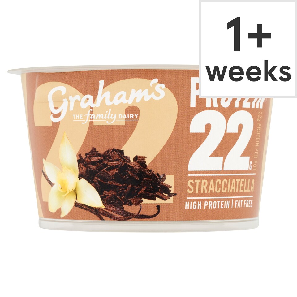 Graham's Protein 22G Stracciatella Quark 200G - Tesco Groceries