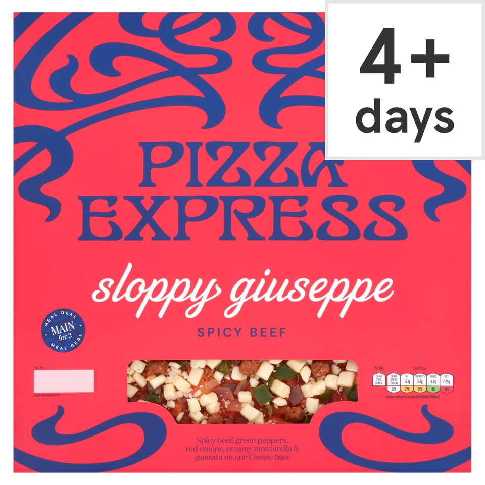 Pizza Express Classic Sloppy Giuseppe 515g - Tesco Groceries