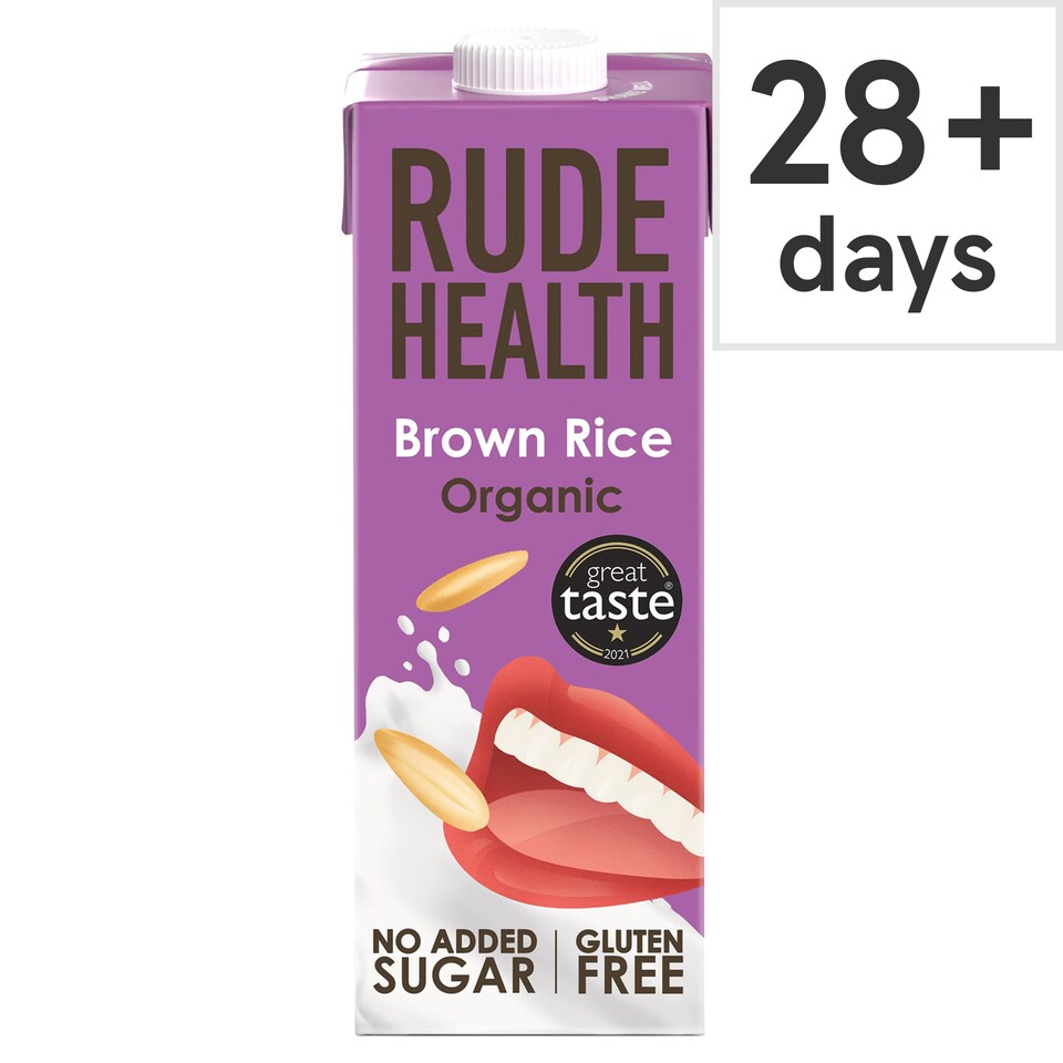 Rude Health Organic Brown Rice Drink 1 Litre - Tesco Groceries