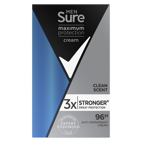 Sure Men Maximum Protection Fresh Scent Cream Antiperspirant Deodorant ...