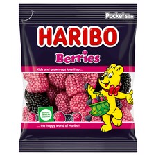 Haribo Berries Jelly with Fruit Flavor 100 g - Tesco Groceries