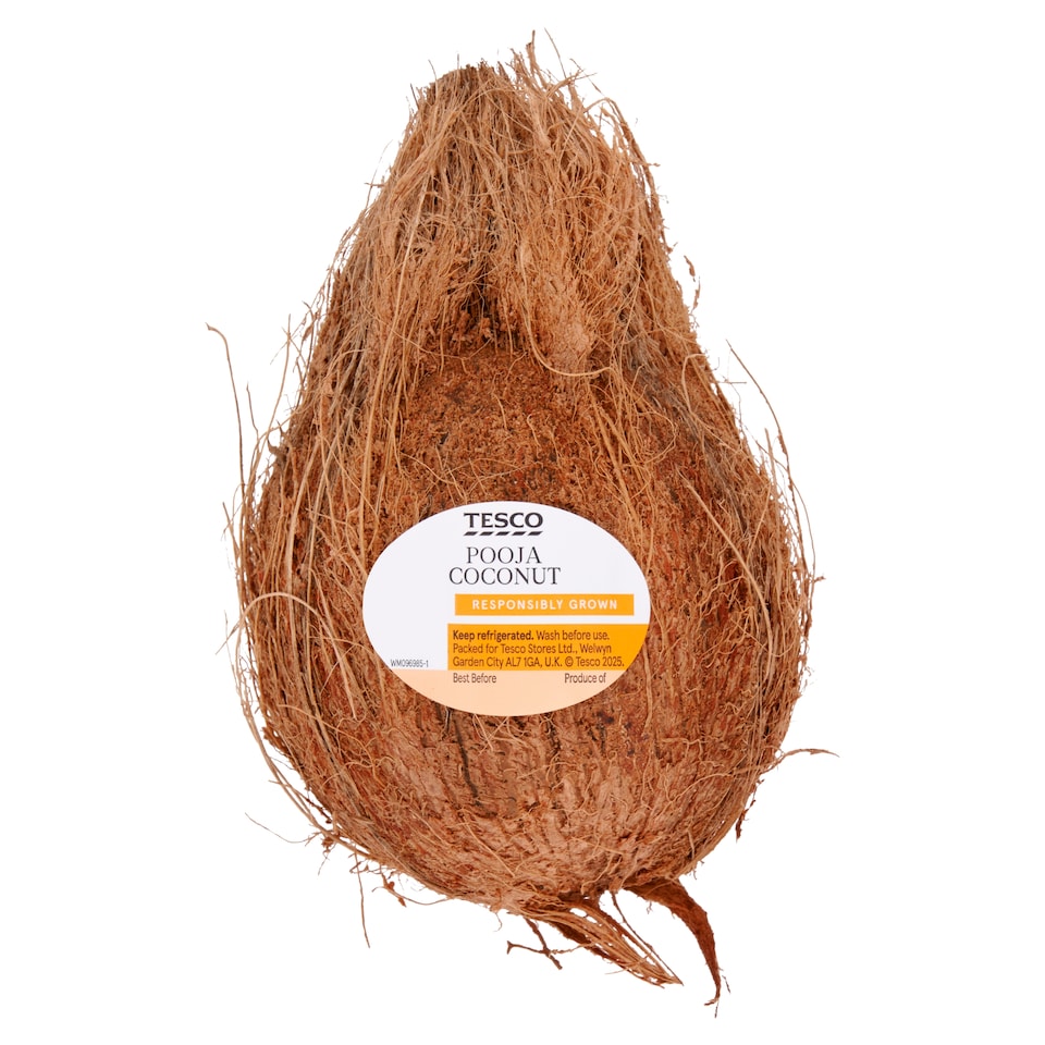 Tesco Pooja Coconut Each - Tesco Groceries