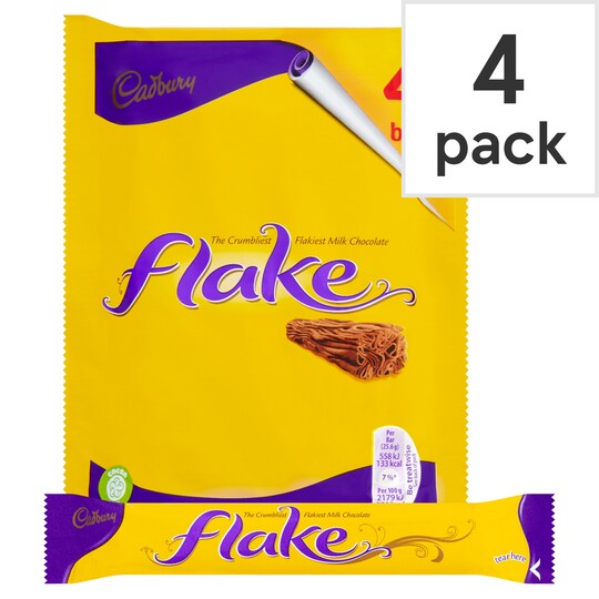 Cadbury Flake 4 Pack 102G - Tesco Groceries