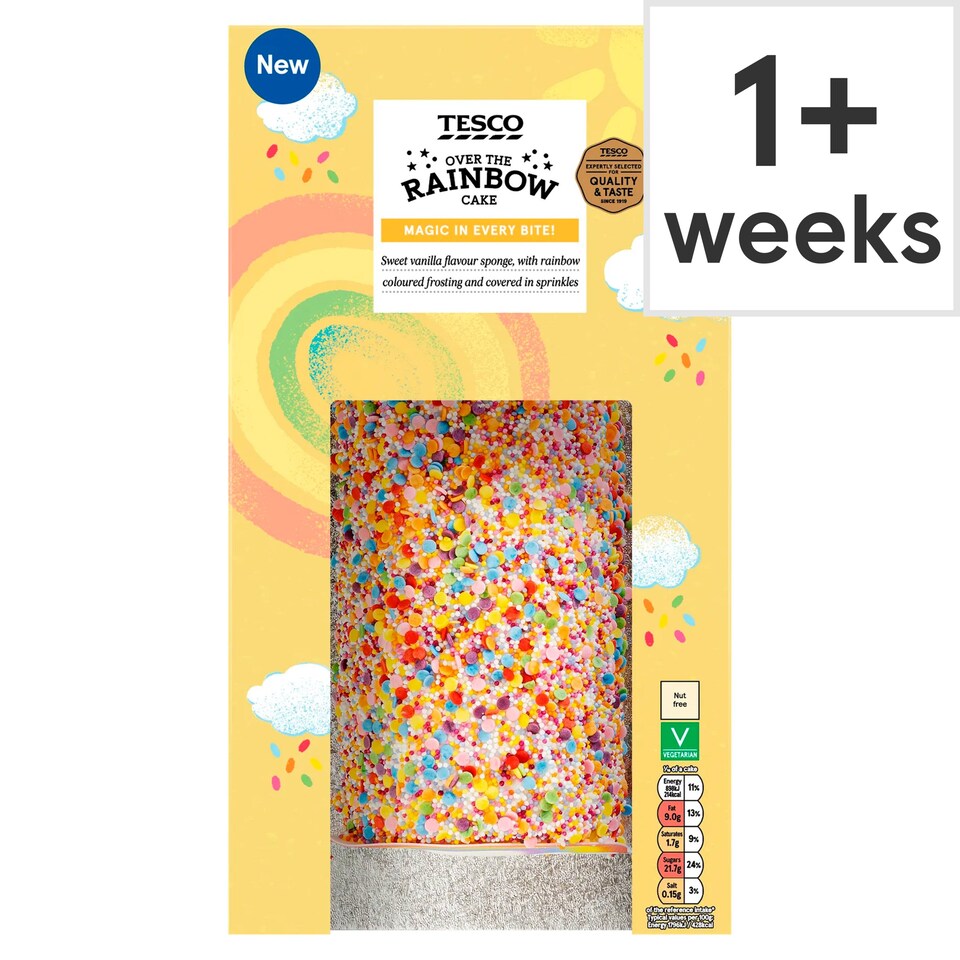 Tesco Over the Rainbow Cake - Tesco Groceries