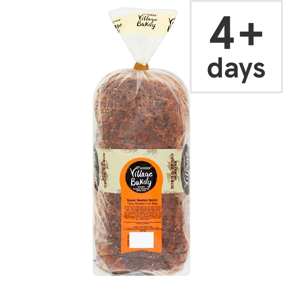 Village Bakery Super Seeded Batch Loaf 800G - Tesco Groceries