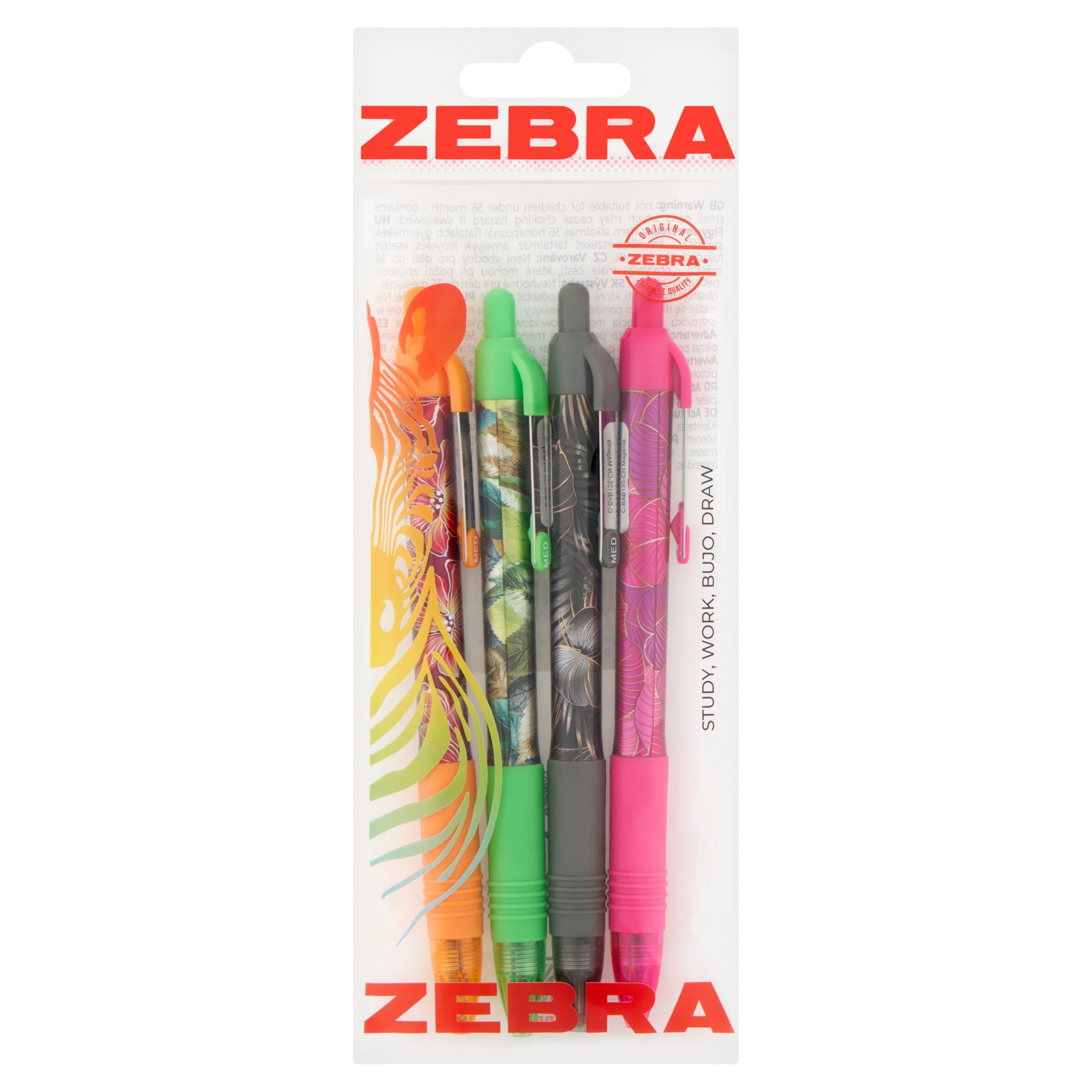 Zebra írószer készlet 4 db-os - Tesco Groceries