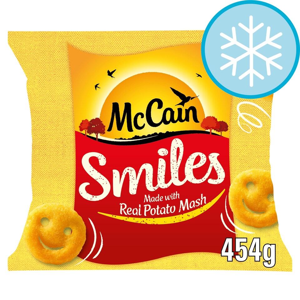 McCain Potato Smiles 454G - Tesco Groceries
