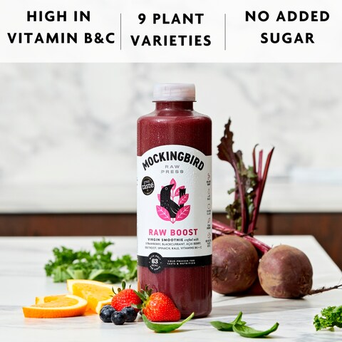 Mockingbird Raw Boost Smoothie 750Ml - Tesco Groceries