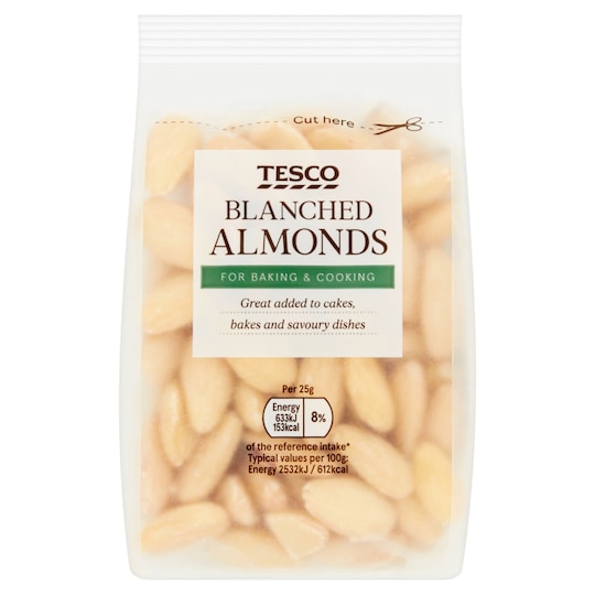 Tesco Whole Blanched Almonds 100G - Tesco Groceries