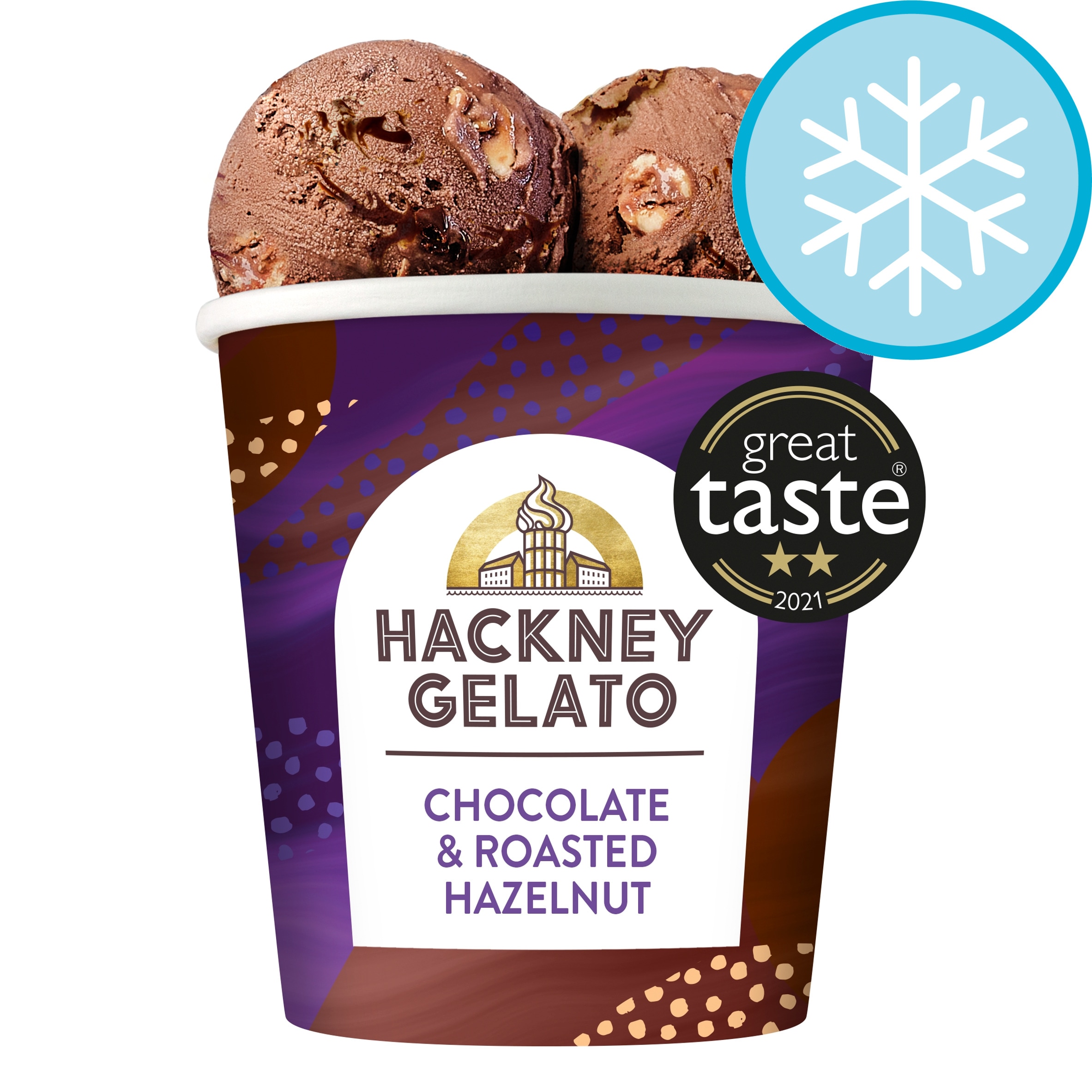 Hackney Gelato Chocolate & Roasted Hazelnut 460Ml - Tesco Groceries