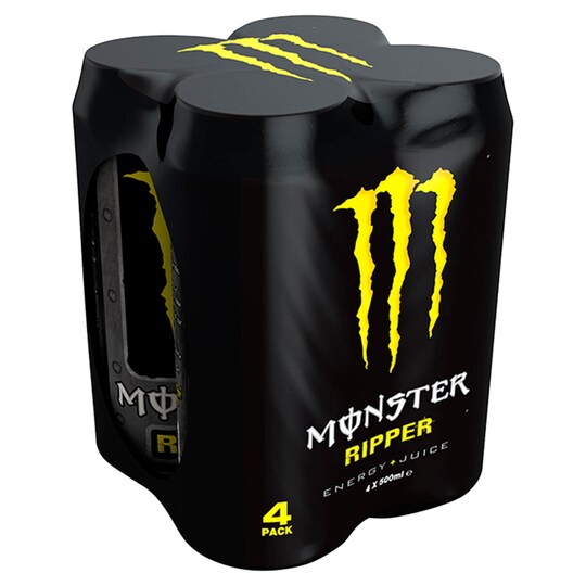 Monster Ripper 4X500ml - Tesco Groceries