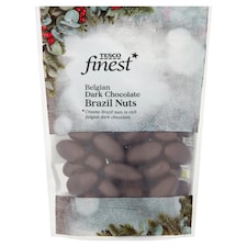 Tesco Finest Belgian Chocolate Brazil Nuts 225G - Tesco Groceries