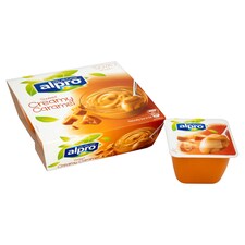 Alpro Caramel Soya Dessert 4 X 125G - Tesco Groceries