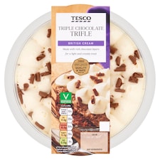Tesco Triple Chocolate Trifle 500G - Tesco Groceries