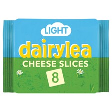 Dairylea Light Low Fat Cheese Slices 8 pack 8x20.5G - Tesco Groceries
