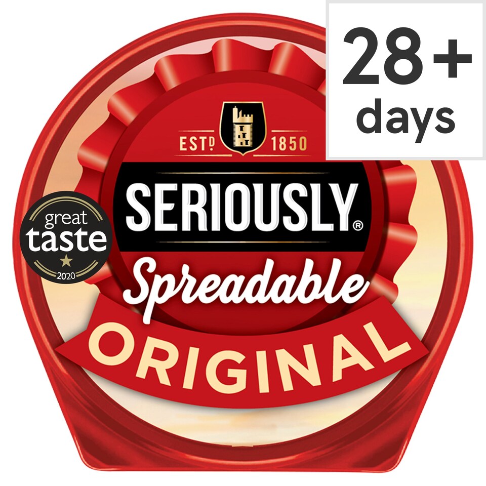 Seriously Spreadable Original Cheese Spread 125g - Tesco Groceries