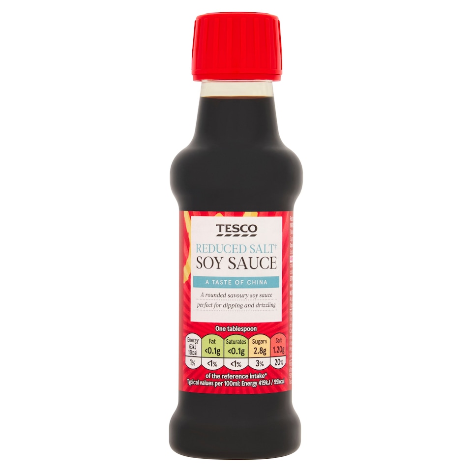 Tesco Reduced Salt Soy Sauce 150Ml - Tesco Groceries