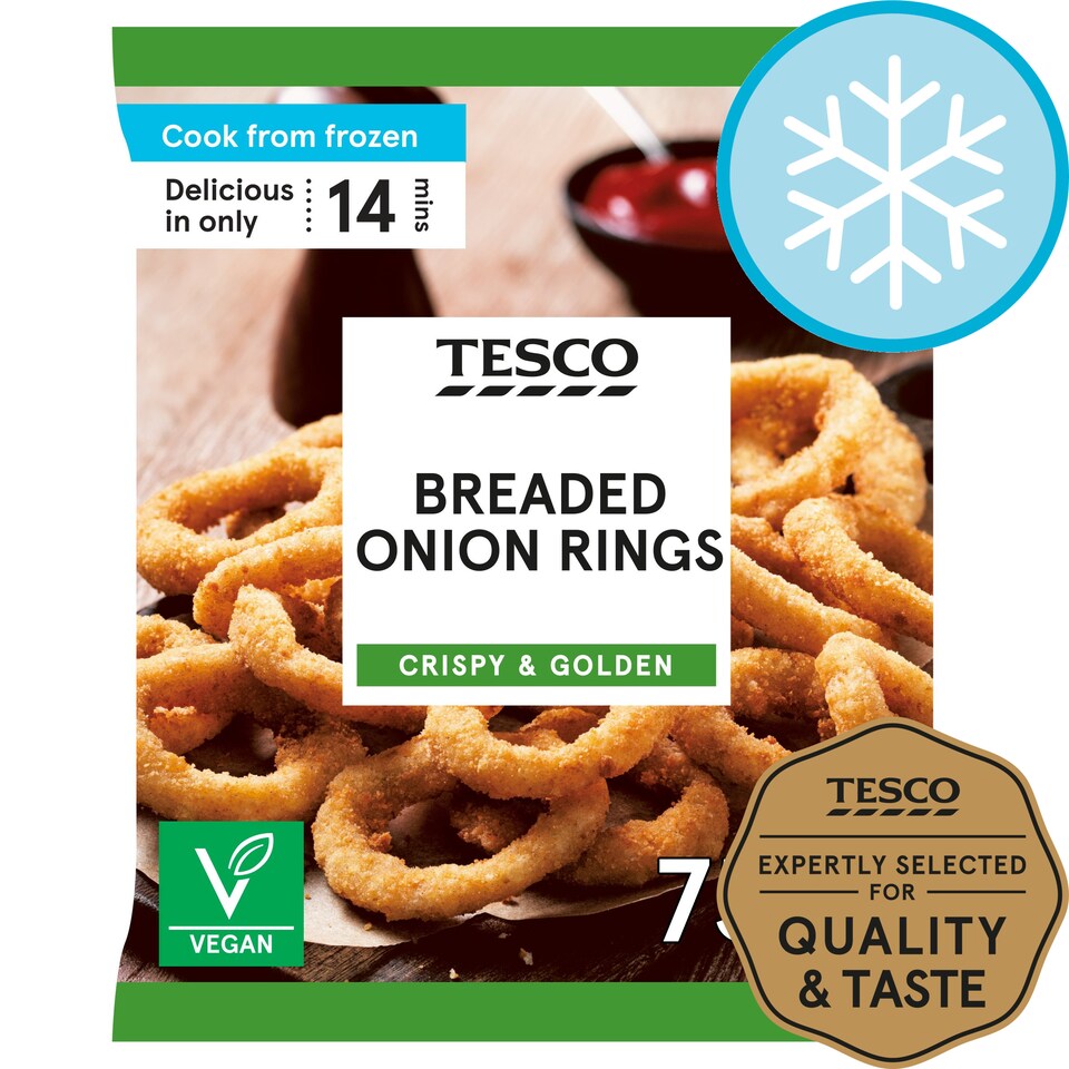 Tesco Breaded Onion Rings 750G - Tesco Groceries
