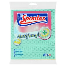 Spontex Antifungi Super Thick Absorbent Sponge Cloth 3 pcs - Tesco ...