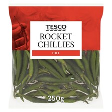 Tesco Rocket Chillies 250G - Tesco Groceries