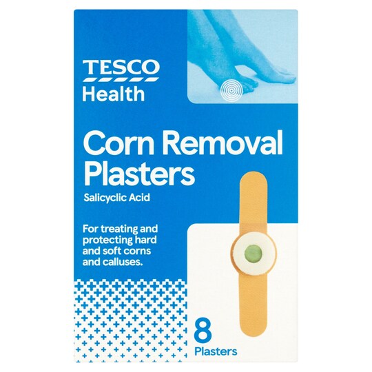 Tesco Corn Removal Plasters 8S - Tesco Groceries