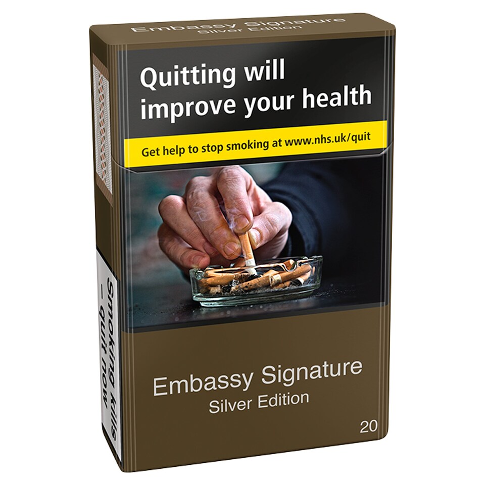 Embassy Signature Silver 20 Pack - Tesco Groceries