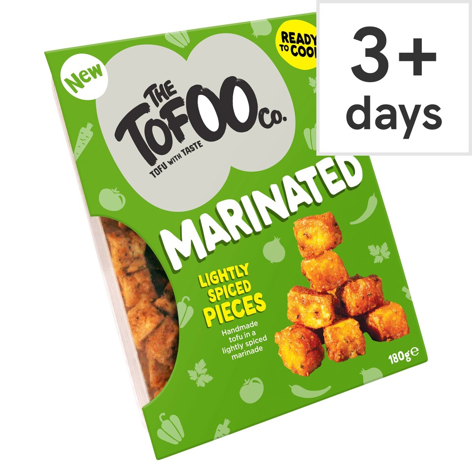 The Tofoo Co. Marinated, Lightly Spiced Pieces 180g - Tesco Groceries