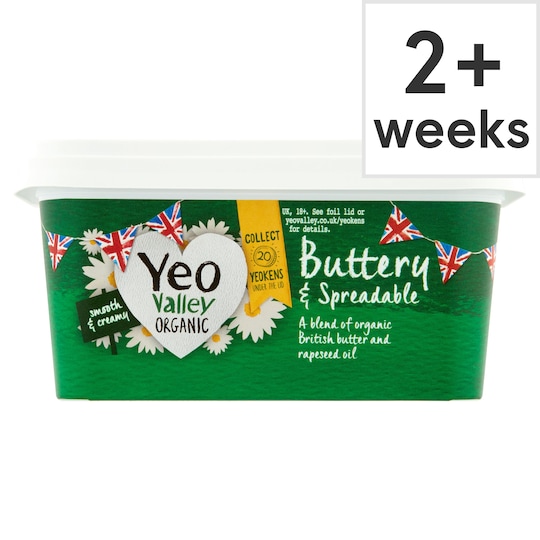 Yeo Valley Organic Salted Spreadable 500G - Tesco Groceries