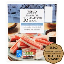 Tesco 16 Seafood Sticks 250G - Tesco Groceries