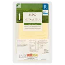 Tesco Mozzarella Slices 250G - Tesco Groceries