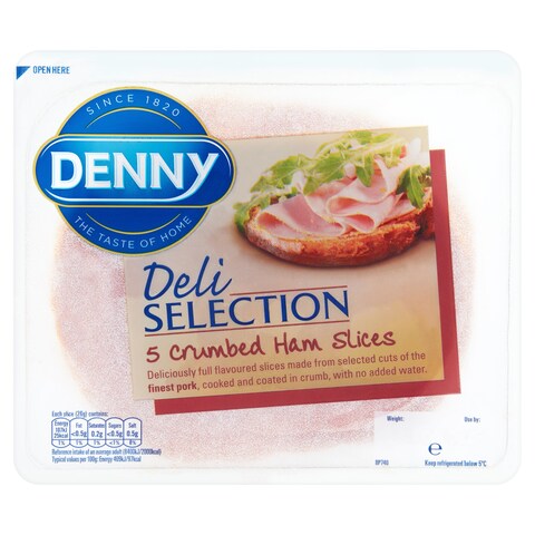 Denny Deli Selection Crumbed Ham 130G - Tesco Groceries
