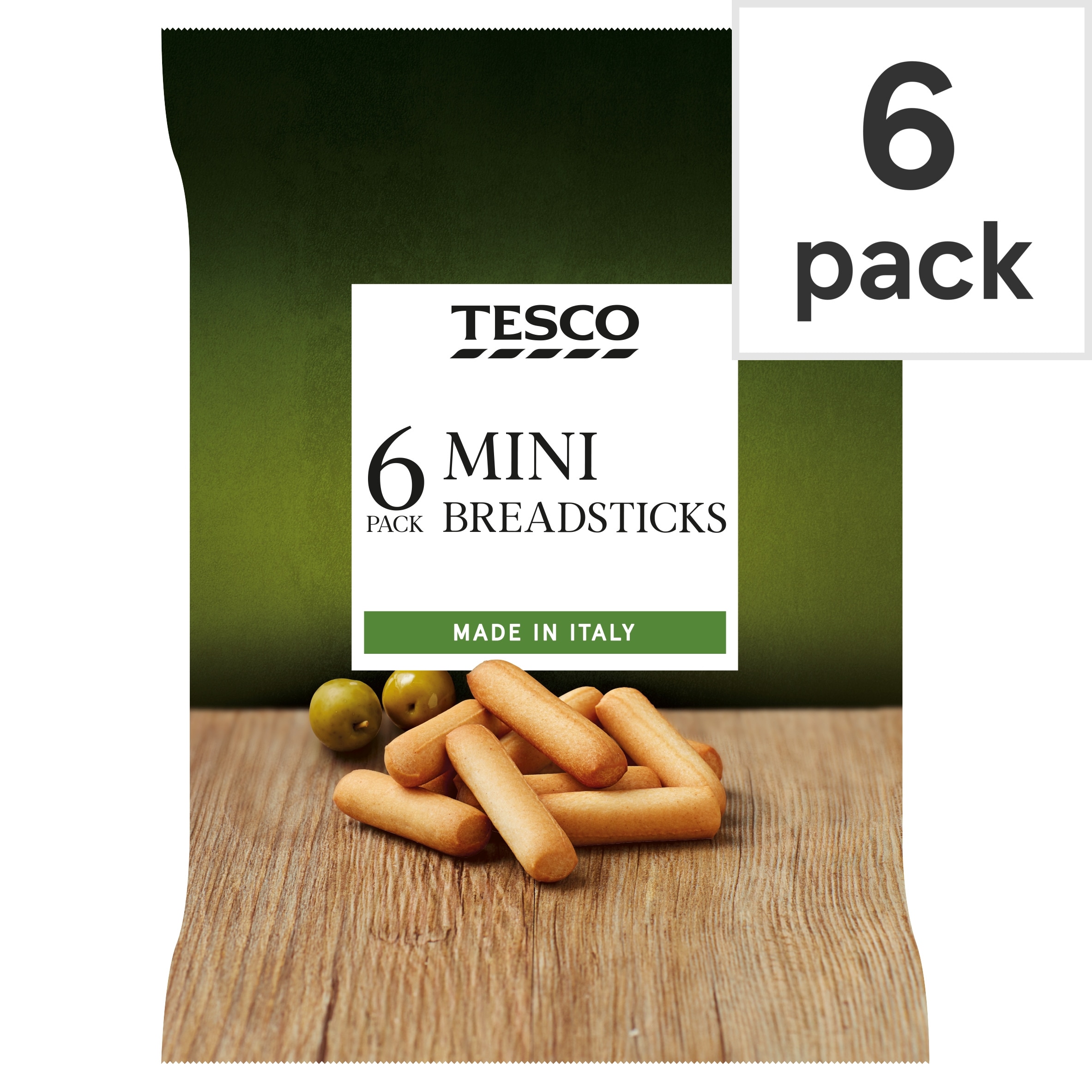 Tesco Mini Breadsticks 6 Pack 120g - Tesco Groceries